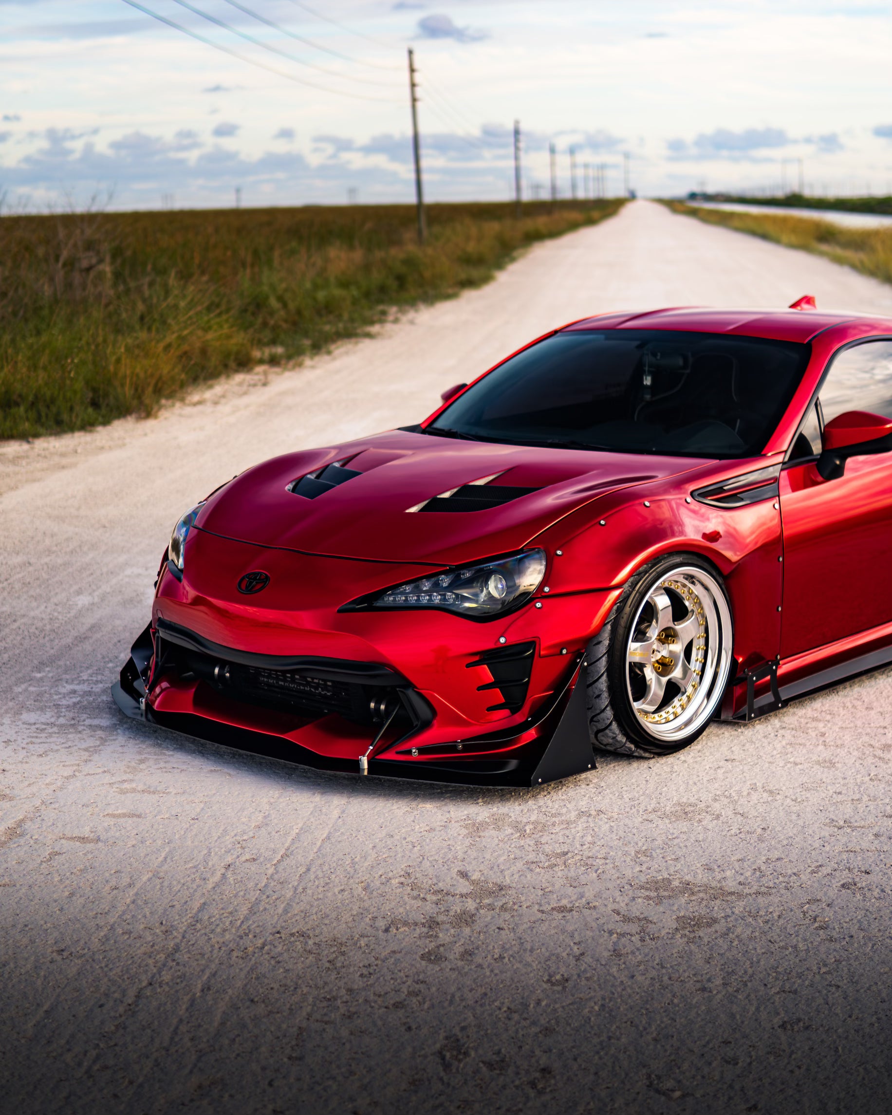 FRS/BRZ/86 V1 Rocket Bunny Widebody Splitter – Sleek